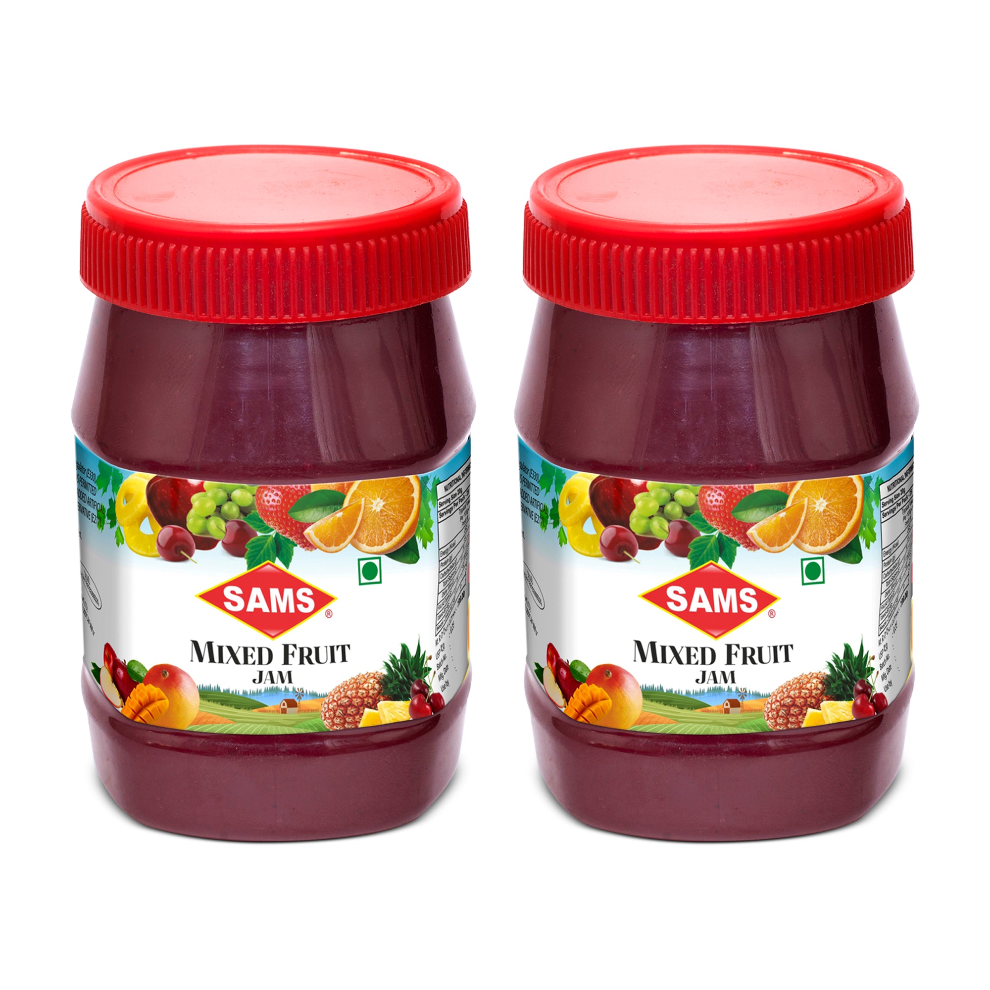 Sams Mix Fruit Jam 500 Grm Each – Sams Sauces