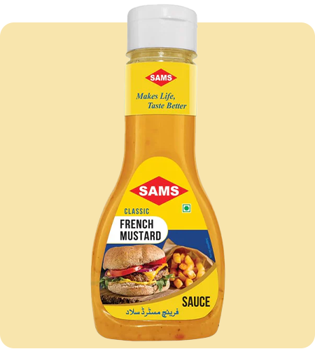 Sams French Mustard Paste 330g, Pack of 2 Culinary Creamy Mustard Sauc ...